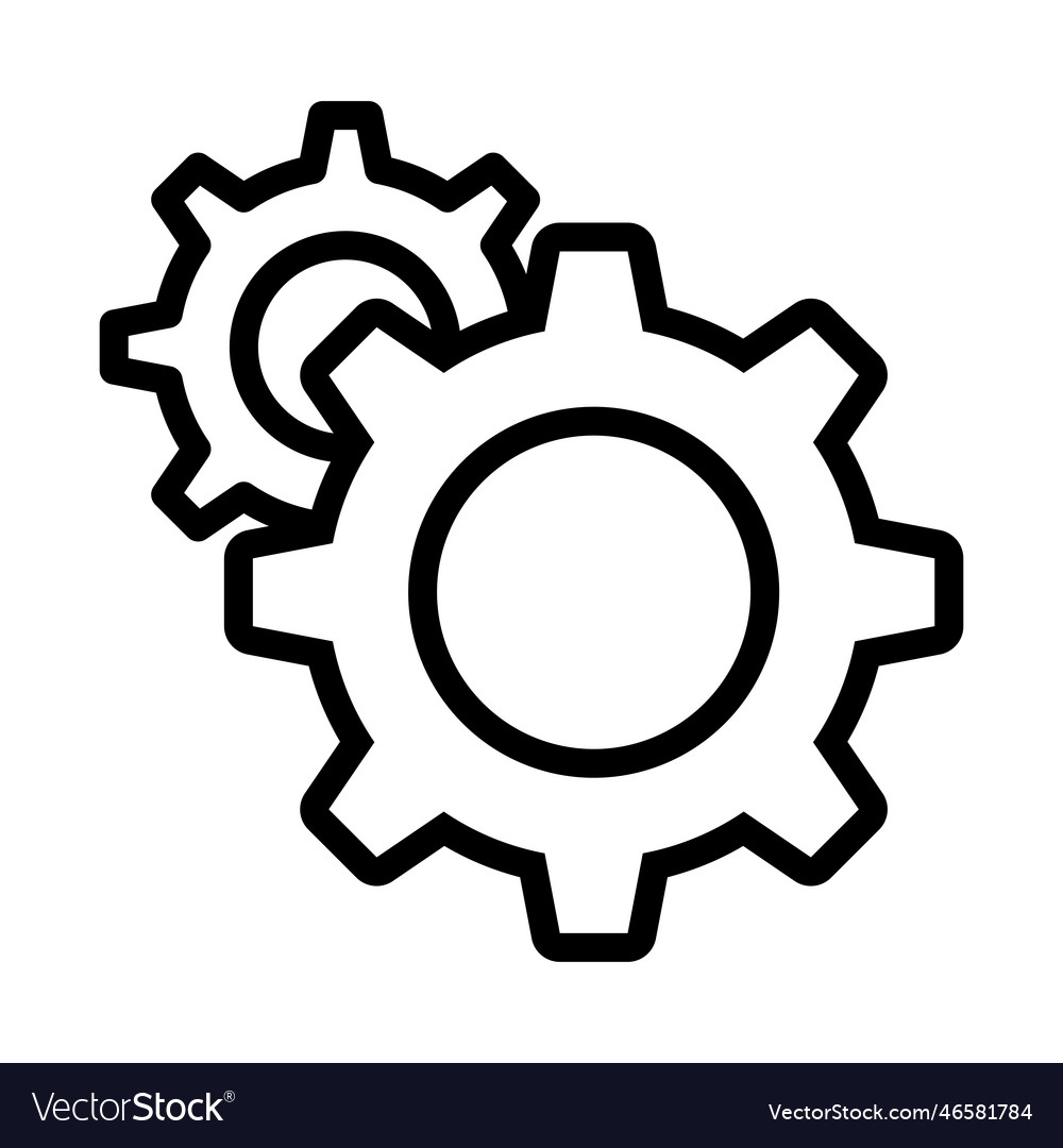 Setting icon Royalty Free Vector Image - VectorStock