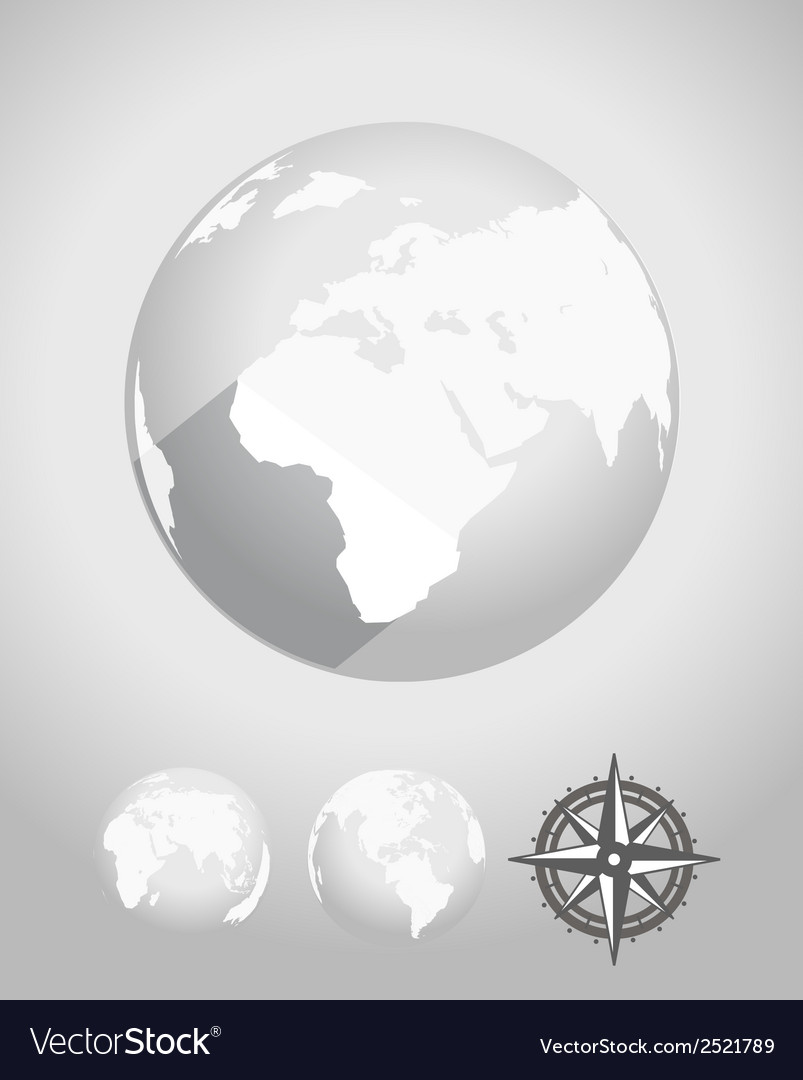 Flat design earth Royalty Free Vector Image - VectorStock