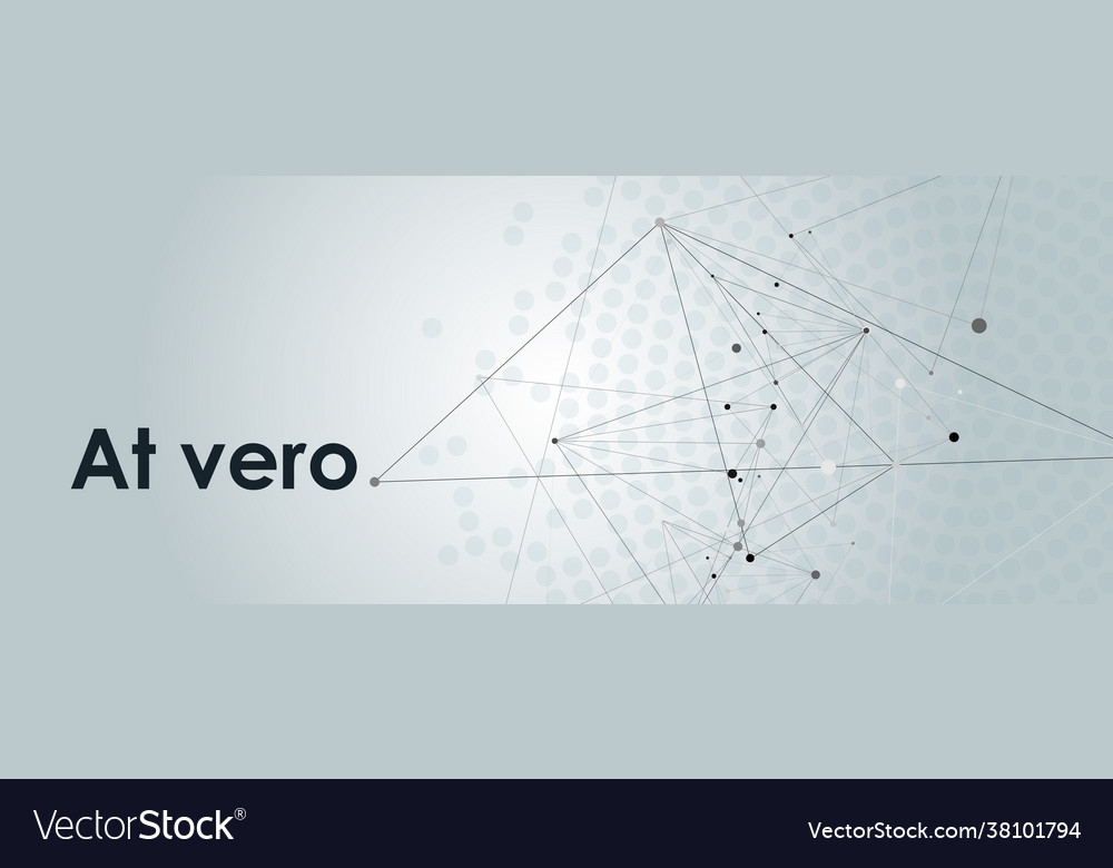 Abstract technology triangle pattern connection Vector Image