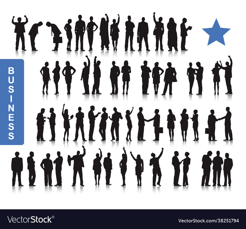 Business people Royalty Free Vector Image - VectorStock