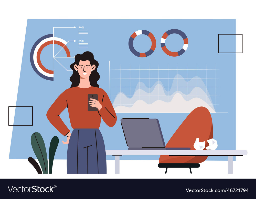 Concepts of metrics Royalty Free Vector Image - VectorStock