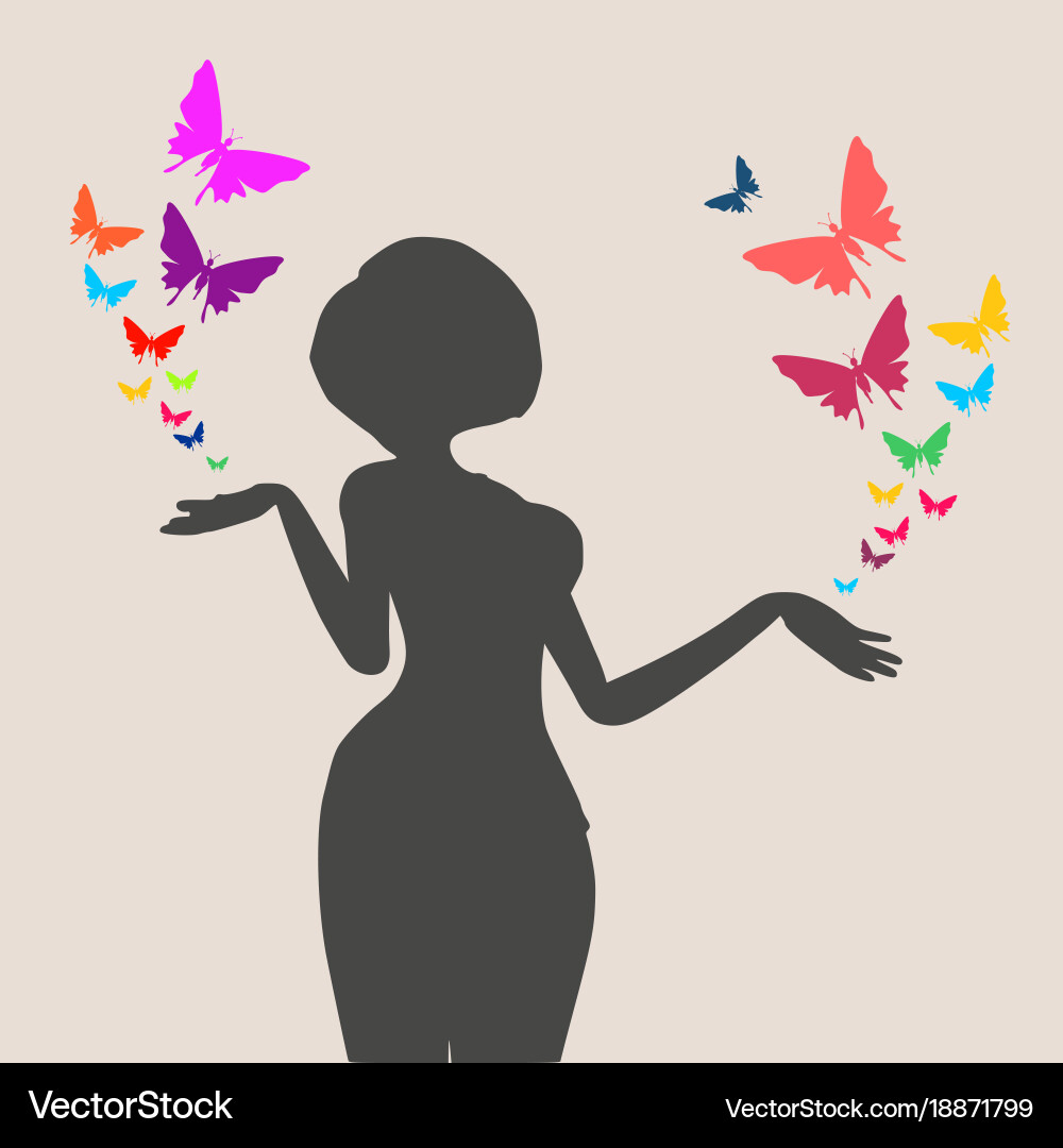 An air kiss concept Royalty Free Vector Image - VectorStock