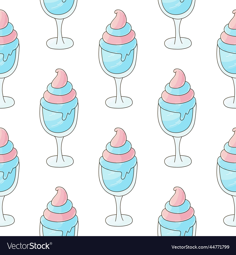 Print For Cloth Design Textile Fabric Wallpaper Vector Image