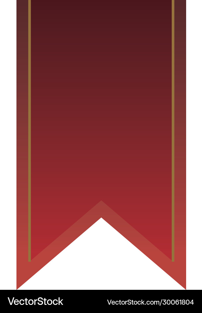 Ribbon red medal isolated icon Royalty Free Vector Image