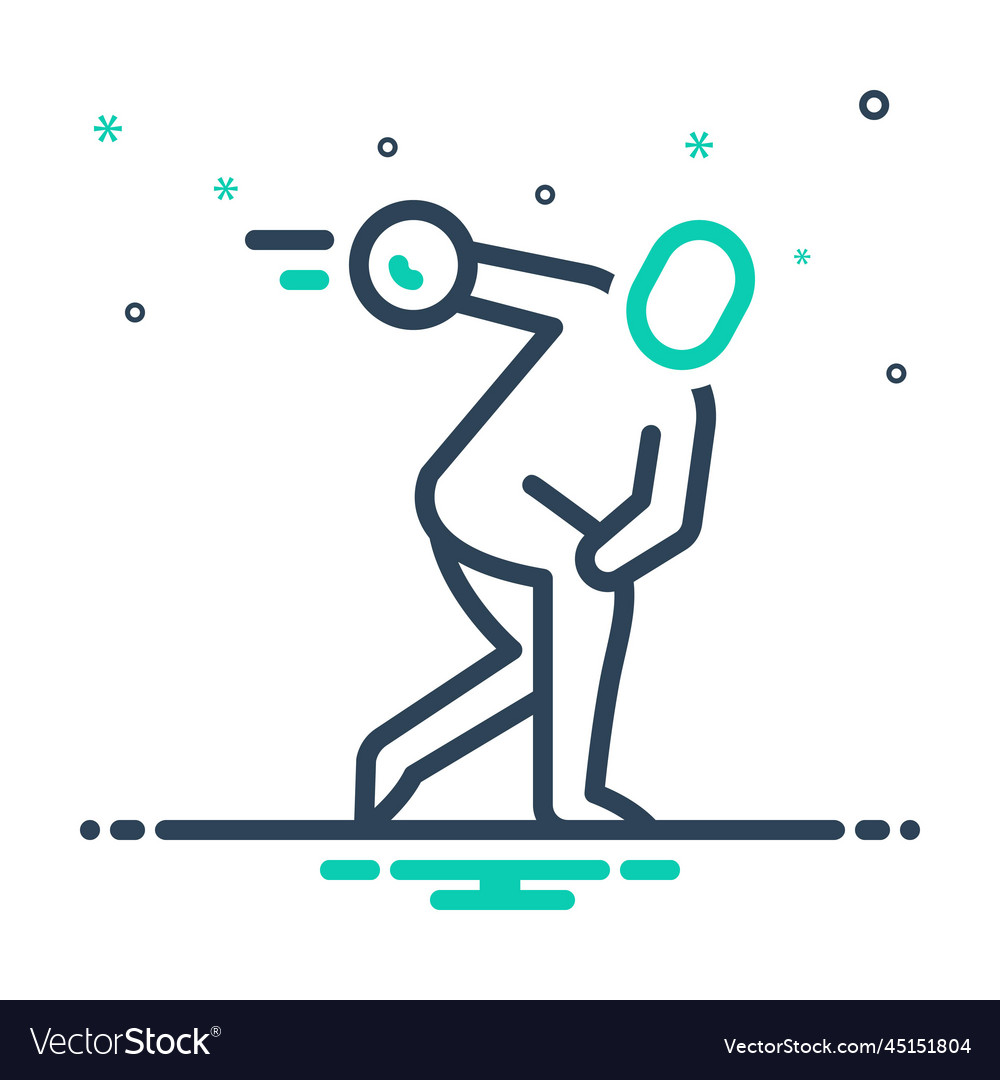 Throwing Royalty Free Vector Image - VectorStock