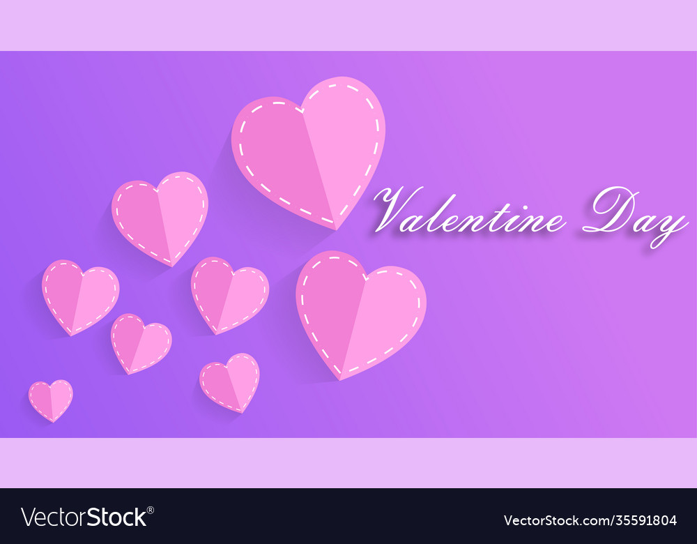 Valentines day backgrounds design paper cut style Vector Image