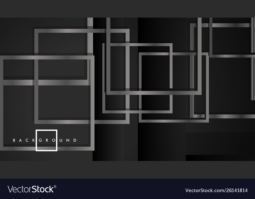 Modern abstract squares backgrounds with a black Vector Image