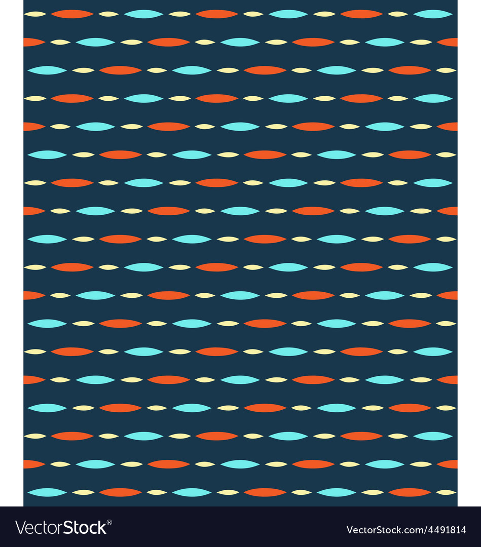 Seamless bright fun abstract horizontal pattern Vector Image Seamless bright fun abstract horizontal pattern Vector Image