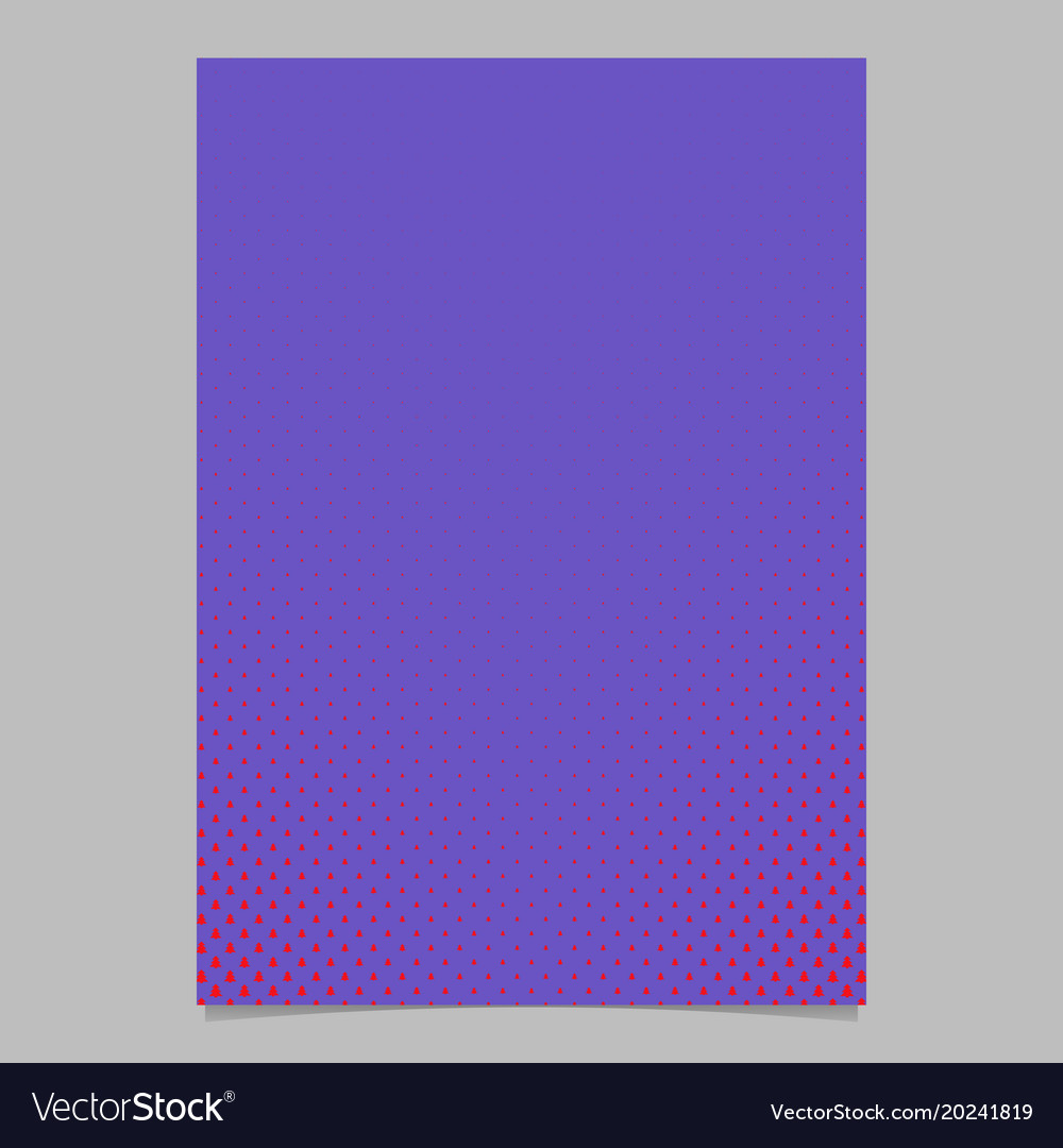 Pine tree pattern page background design Vector Image