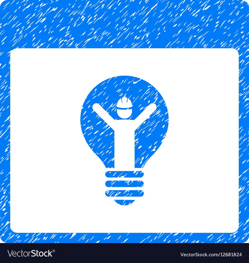 Electrician Calendar Page Grainy Texture Icon Vector Image Electrician Calendar Page Grainy Texture Icon Vector Image