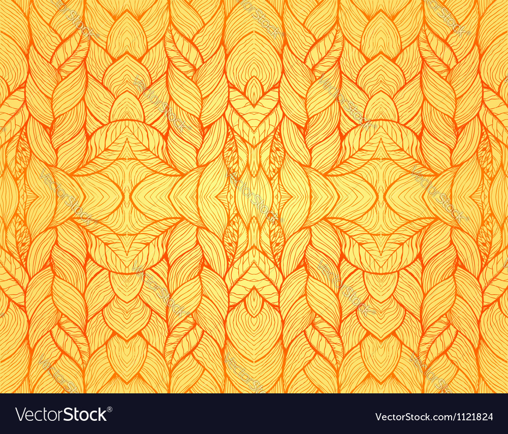 Orange abstract seamless pattern Royalty Free Vector Image