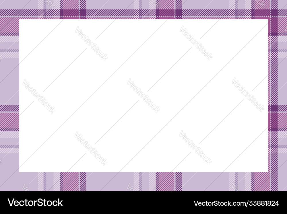Vintage frame scottish border pattern retro Vector Image