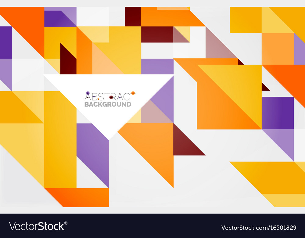 Triangle pattern design background Royalty Free Vector Image