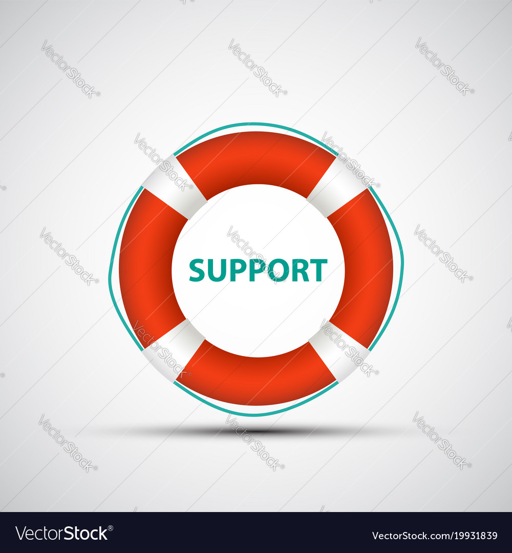 Icon lifebuoy Royalty Free Vector Image - VectorStock