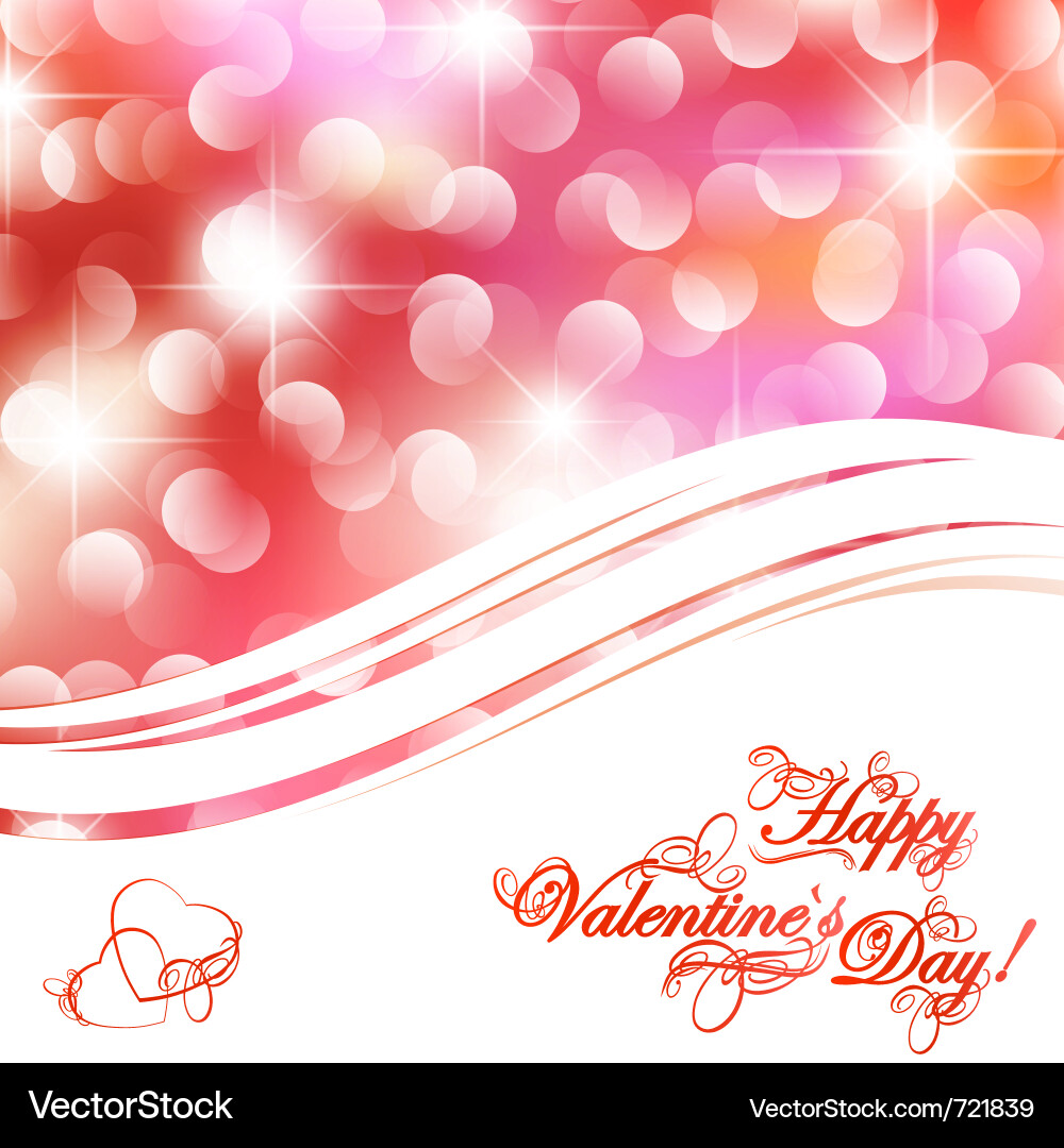 Valentine day background Royalty Free Vector Image