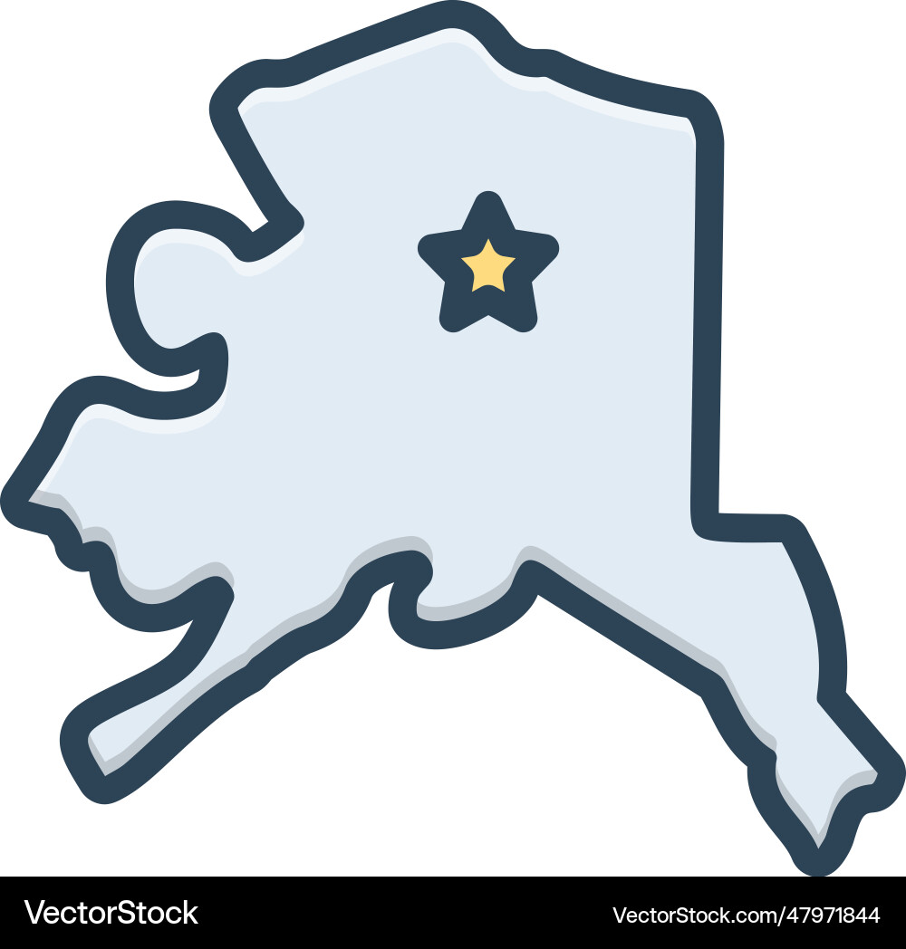 Alaska Royalty Free Vector Image - VectorStock