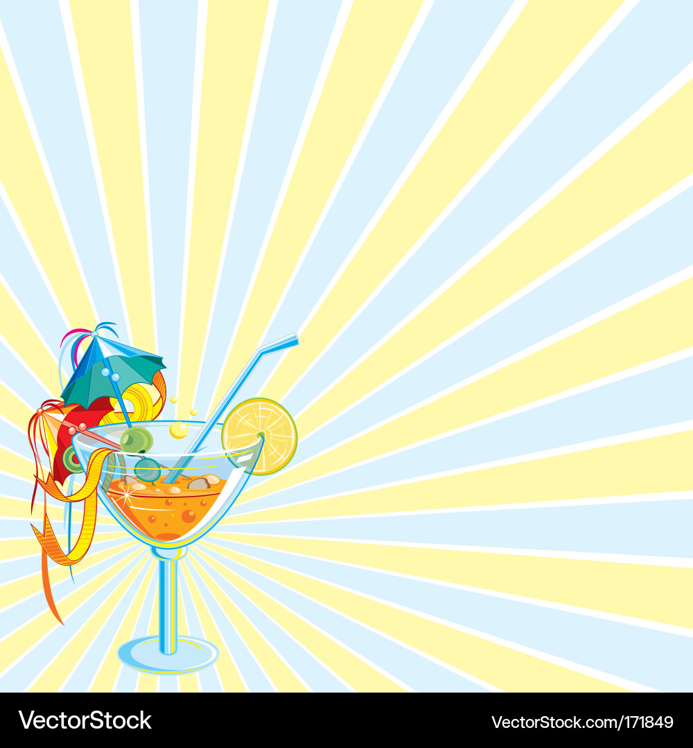 Cocktail Royalty Free Vector Image - VectorStock