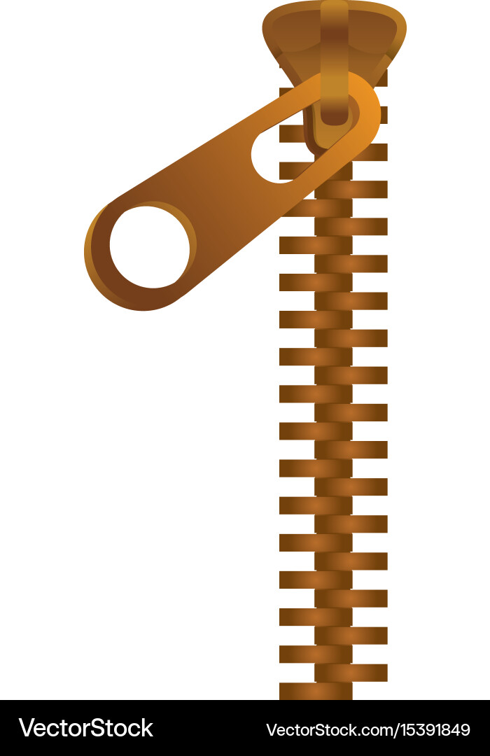 Zipper symbol Royalty Free Vector Image - VectorStock