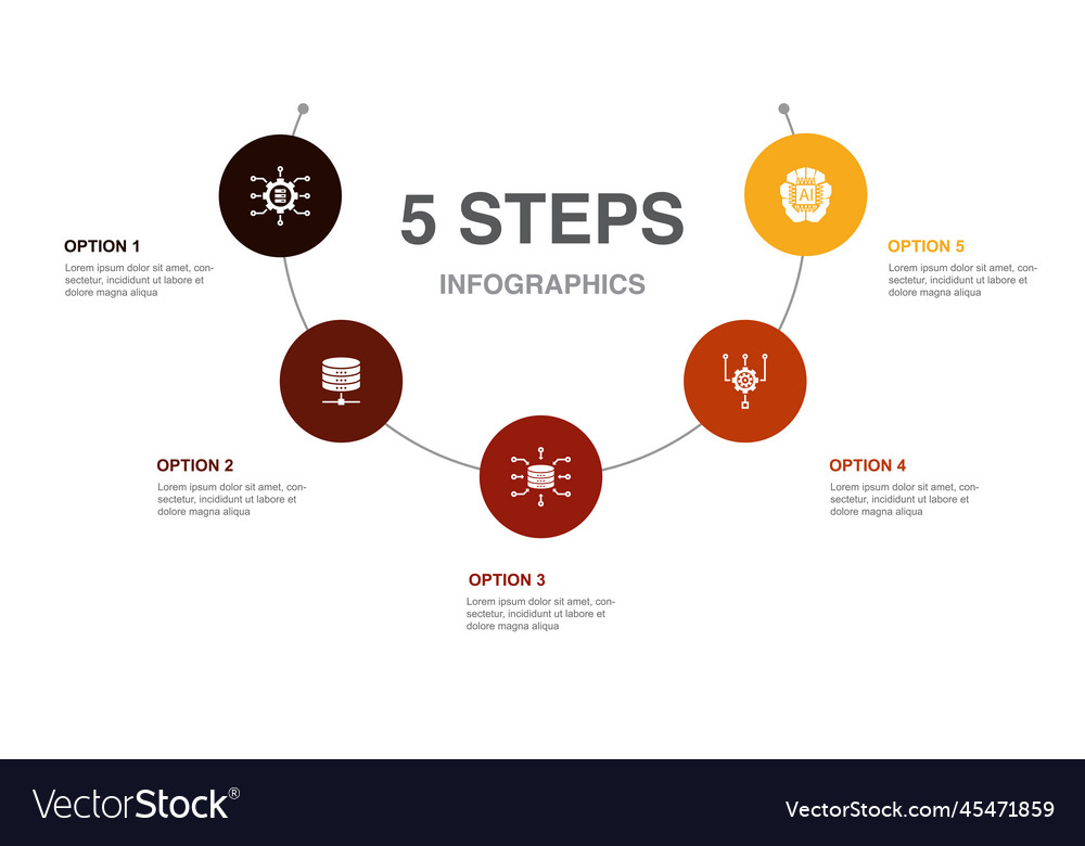 Big Data Database Aggregation Algorithm Royalty Free Vector