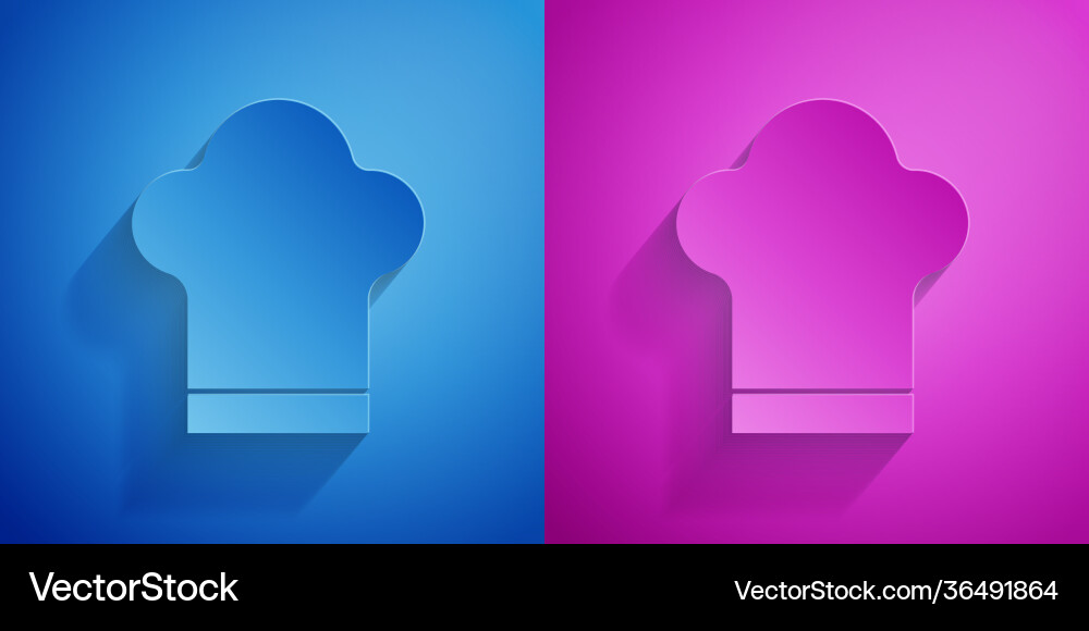 Gold and silver chef hat icon isolated on black Vector Image