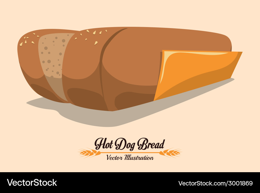 Bakery design over beige background Royalty Free Vector
