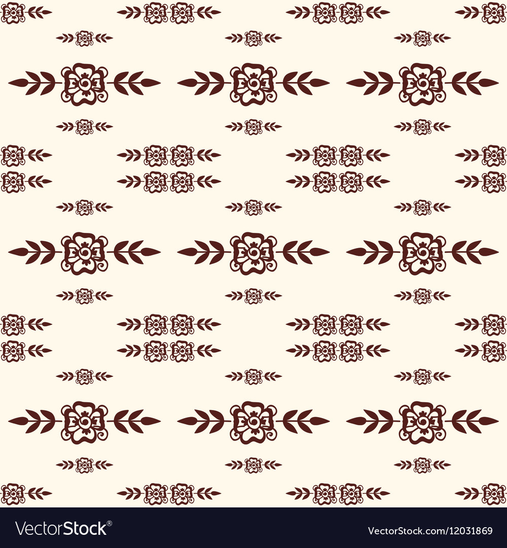 Mehendi pattern Royalty Free Vector Image - VectorStock