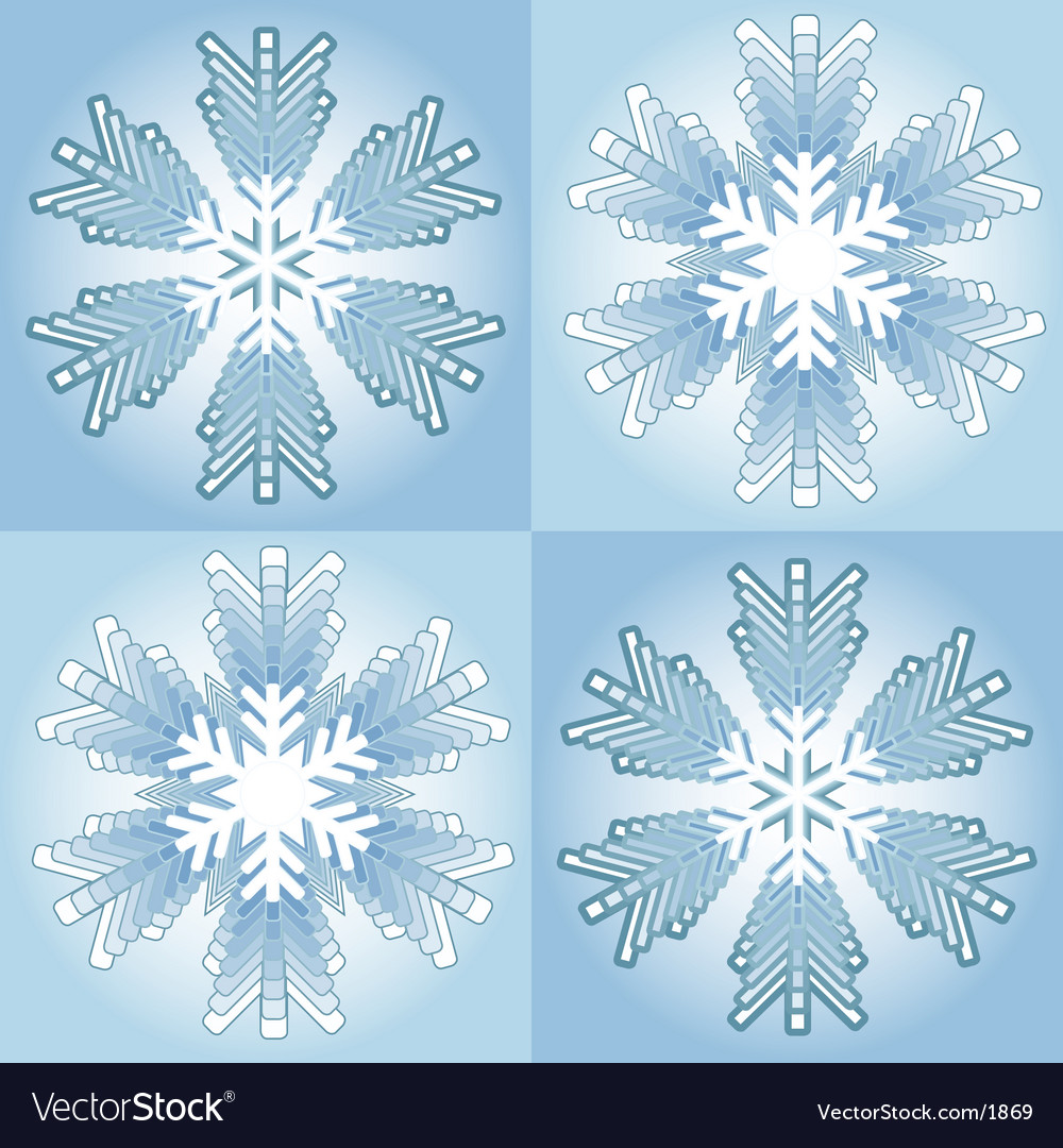 Snowflake background Royalty Free Vector Image
