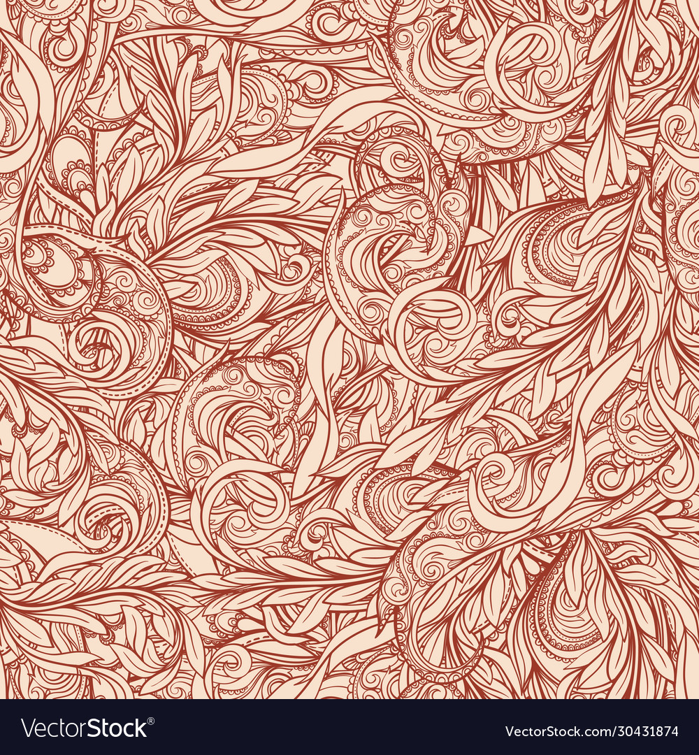Abstract brown pattern Royalty Free Vector Image