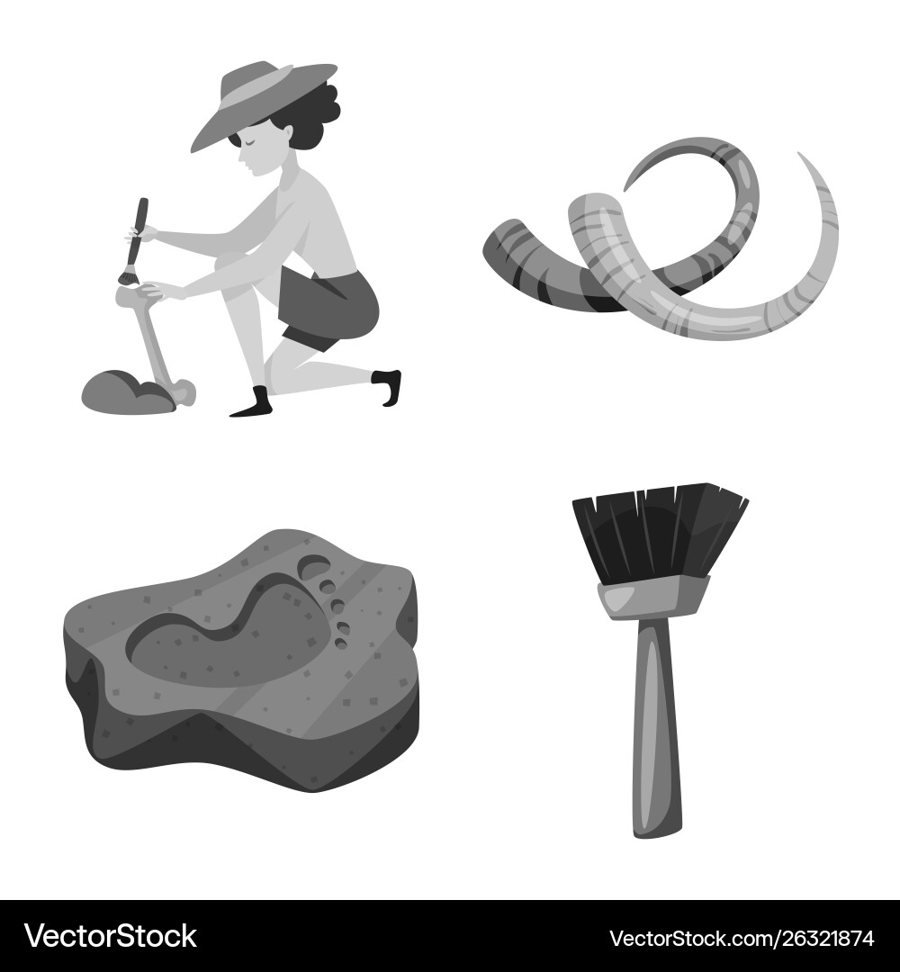 Design story and discovery sign Royalty Free Vector Image