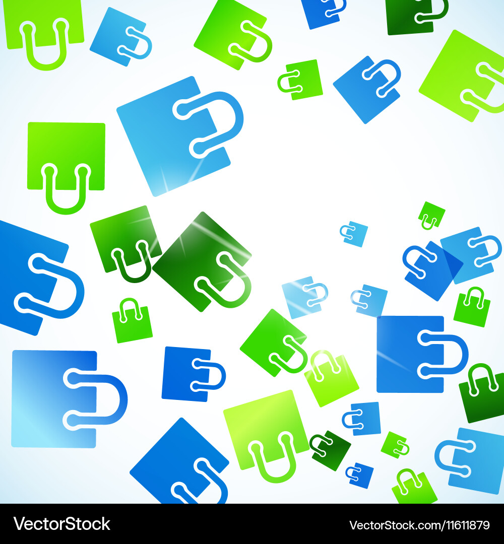 Abstract background bag Royalty Free Vector Image