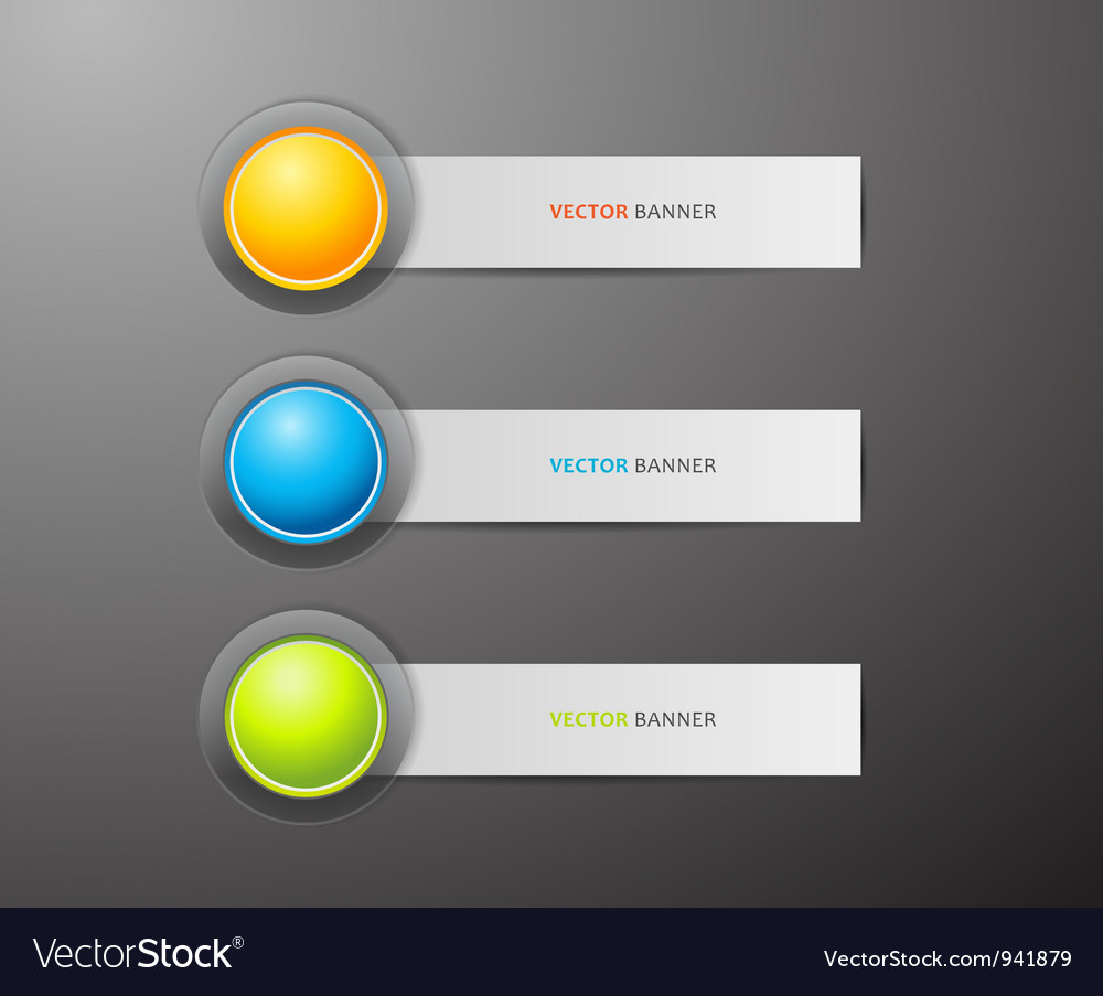 Button and labels Royalty Free Vector Image - VectorStock