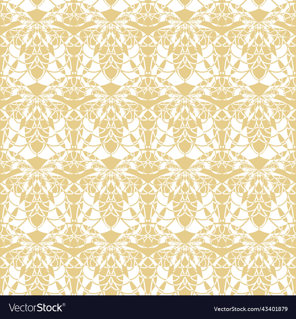 Stylized ornamental seamless honey bee pattern Vector Image Stylized ornamental seamless honey bee pattern Vector Image