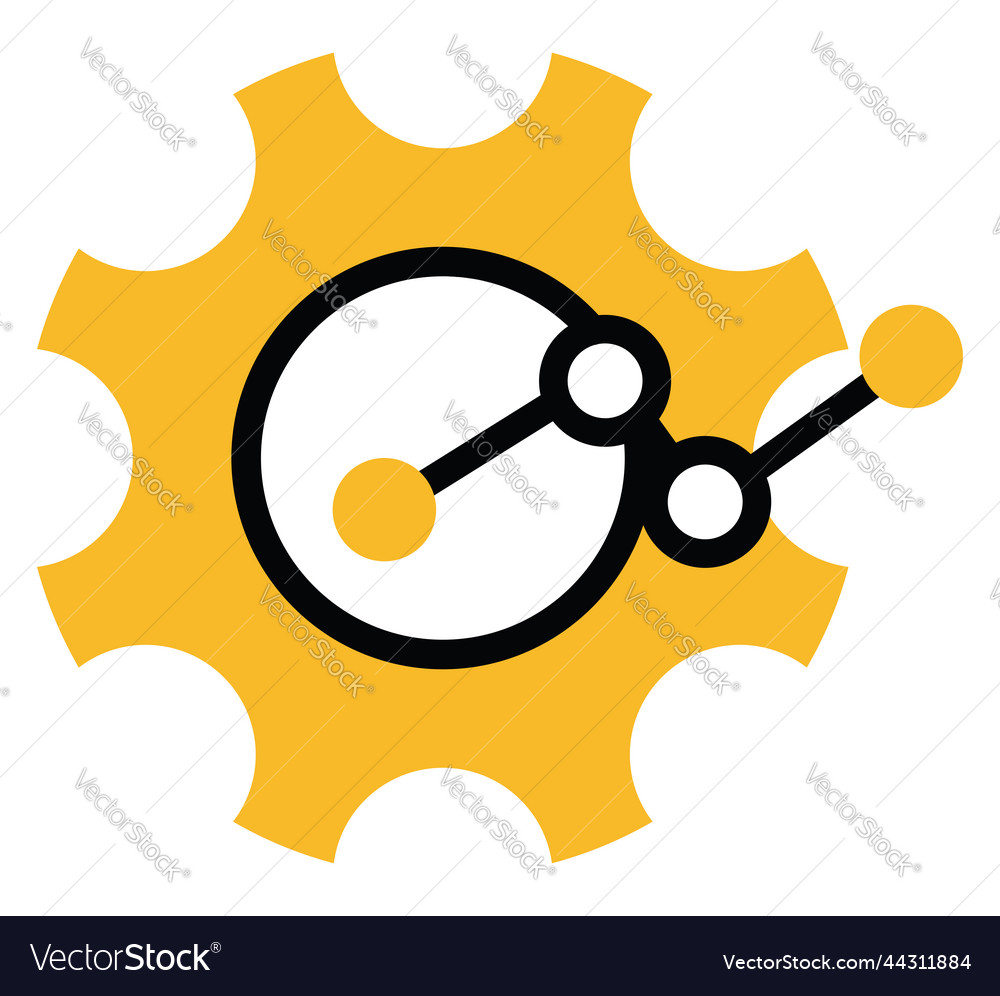 Data analysis optimisation on a white background Vector Image