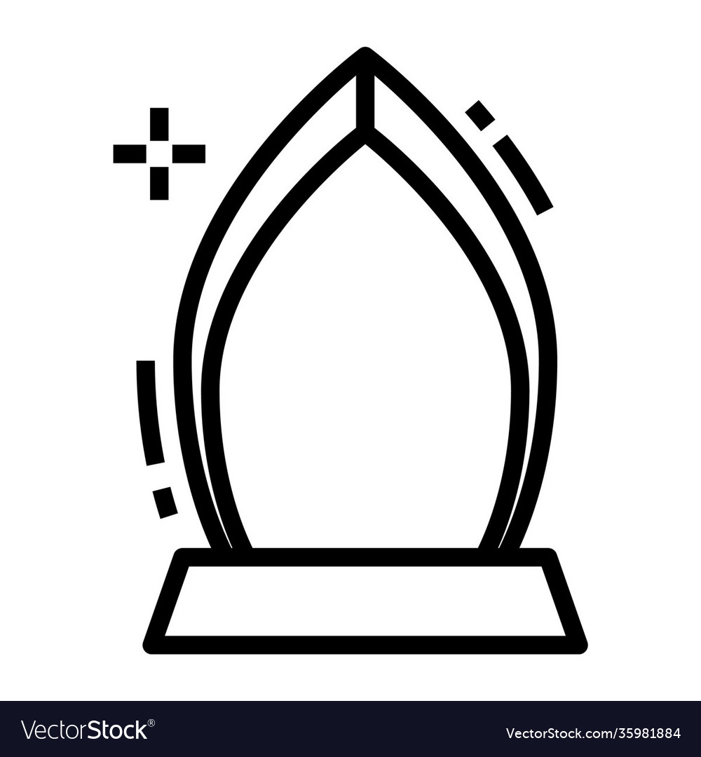 Shield trophy Royalty Free Vector Image - VectorStock