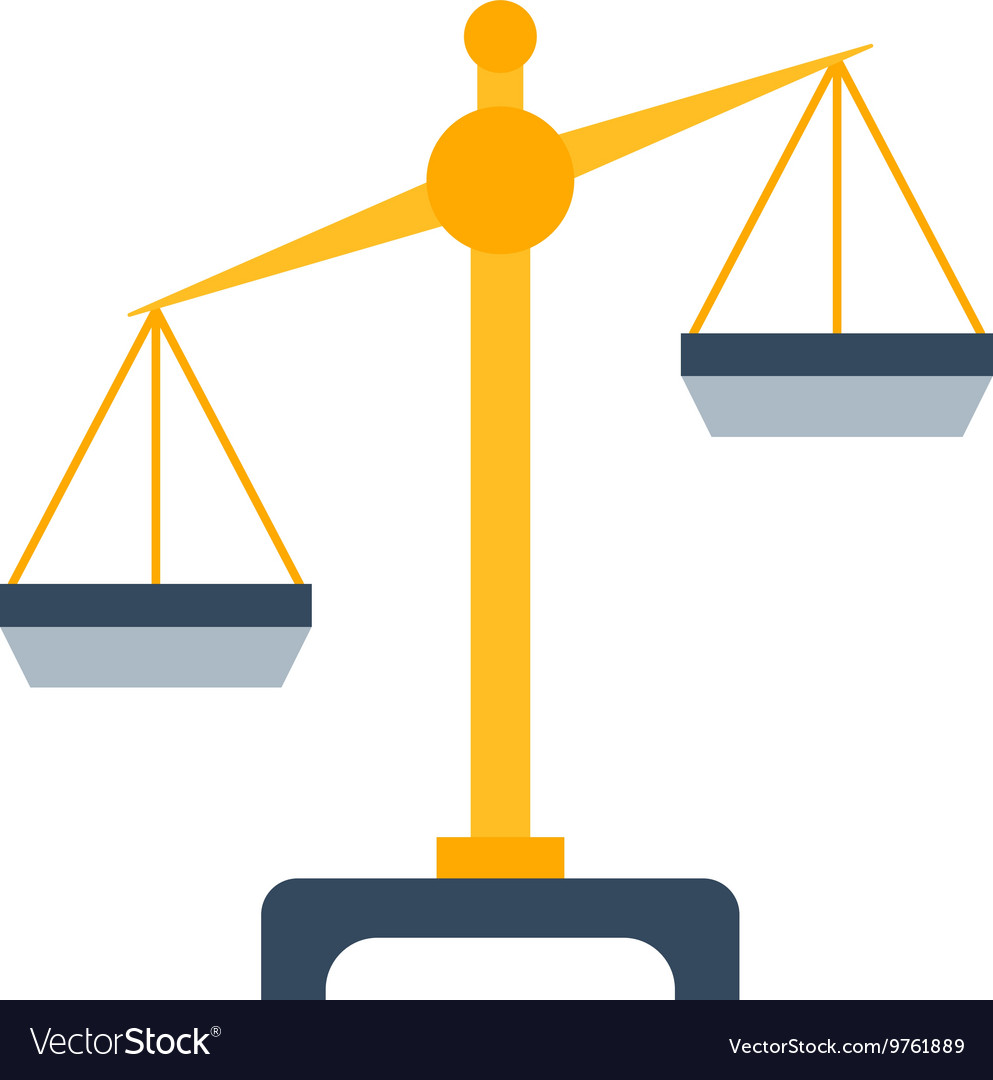 Scale isolated Royalty Free Vector Image - VectorStock