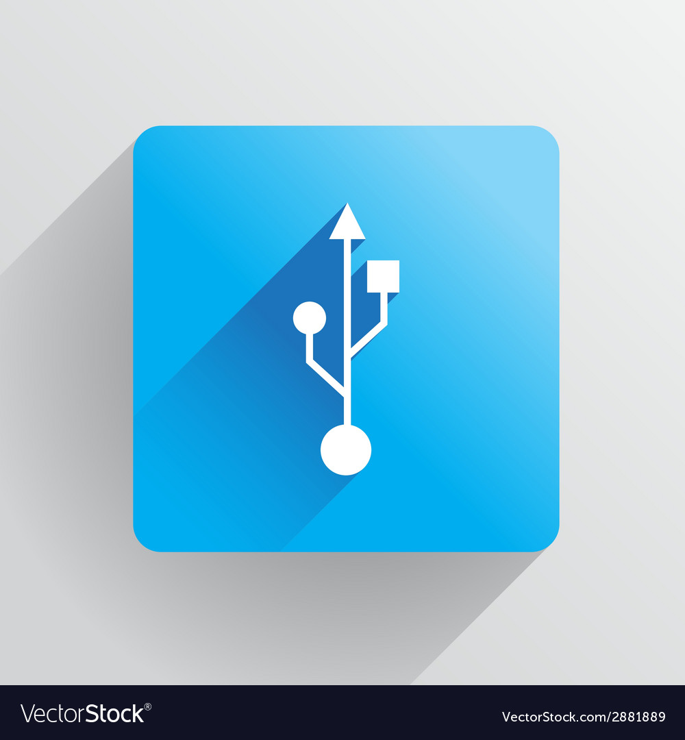 Usb symbol Royalty Free Vector Image - VectorStock