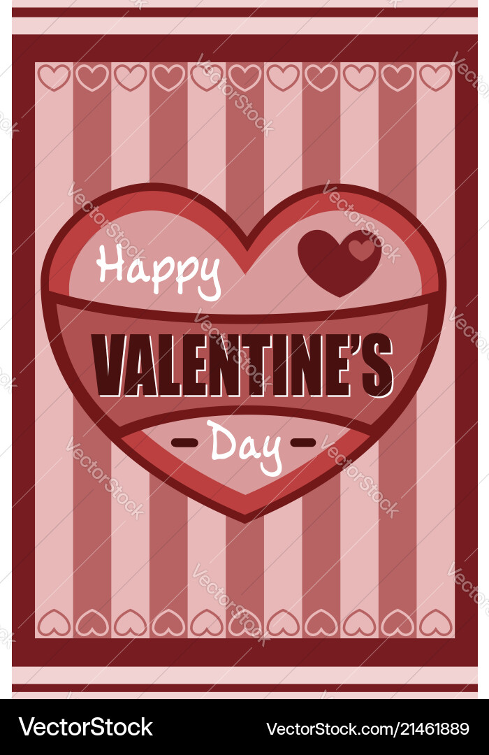 Valentine design Royalty Free Vector Image - VectorStock