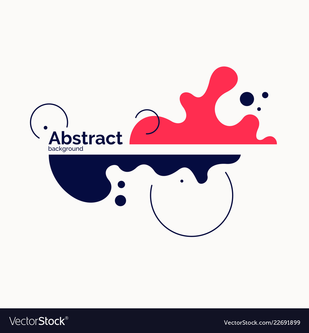 Abstract Background With Dynamic Linear Waves Vector Image