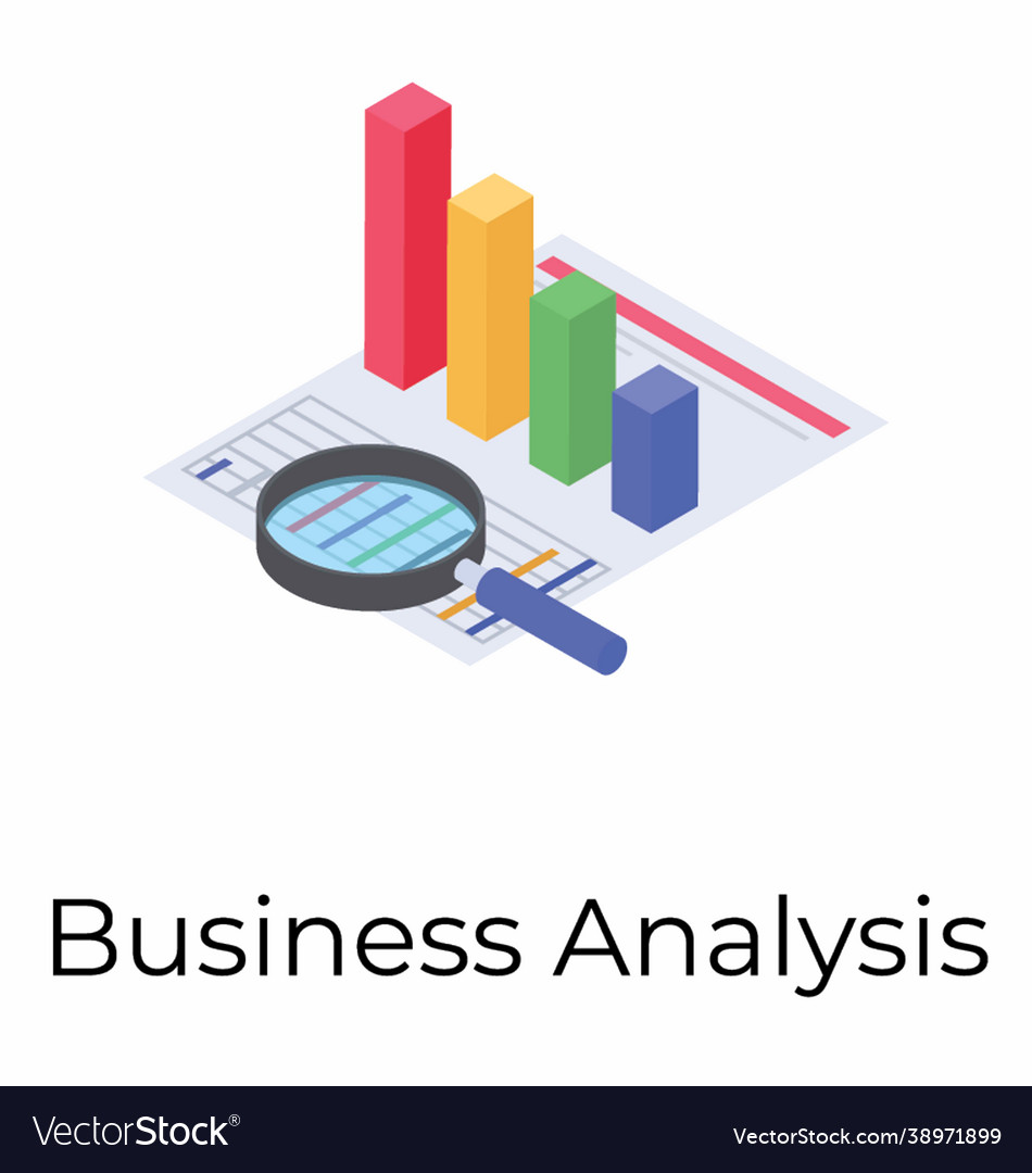 Business analysis Royalty Free Vector Image - VectorStock