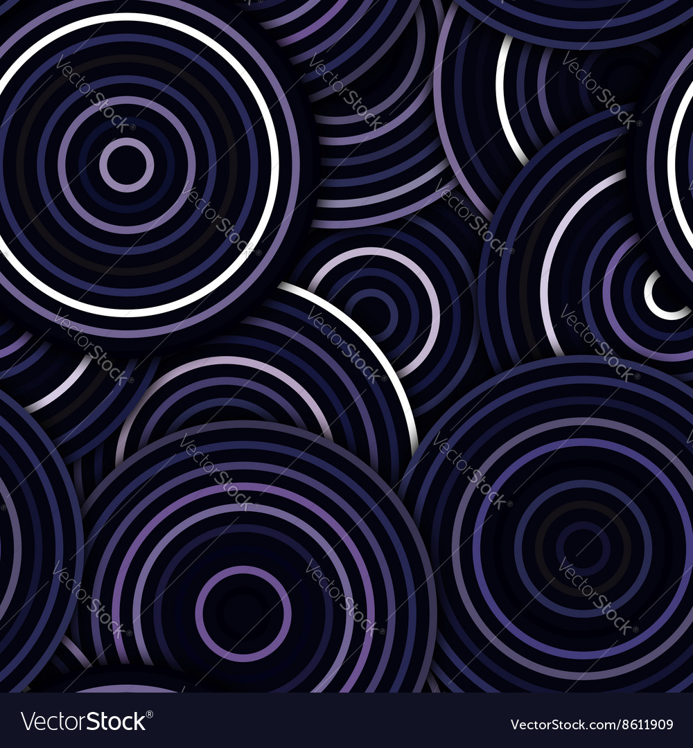 Abstract geometric circles seamless pattern Vector Image