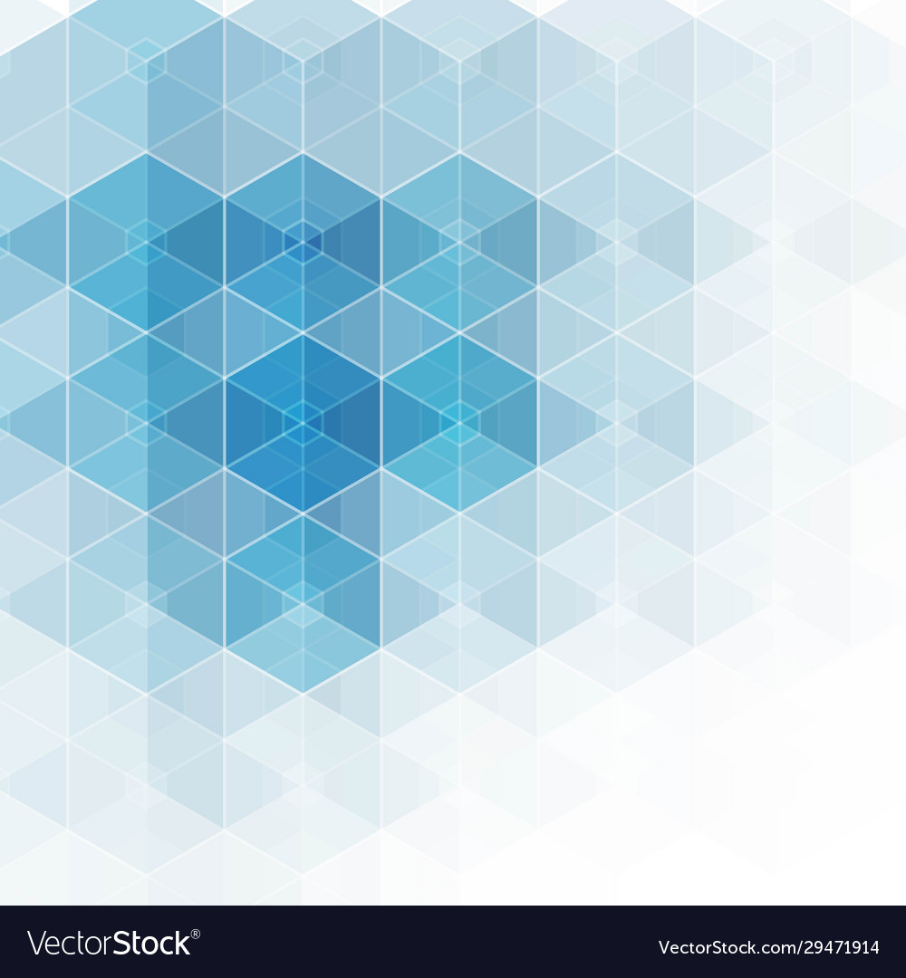 Abstract Science Background Hexagon Geometric Vector Image