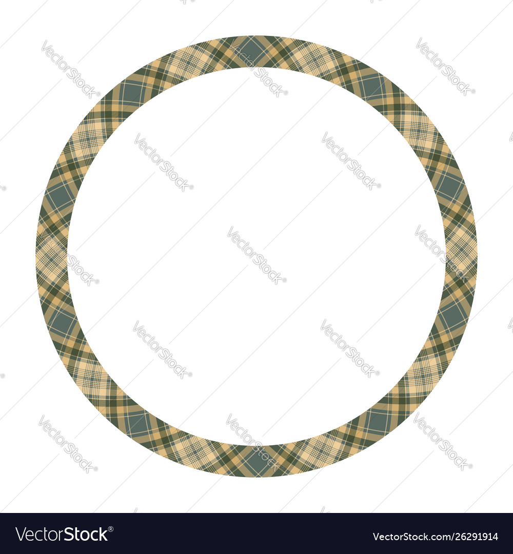 Circle borders and frames round border pattern Vector Image
