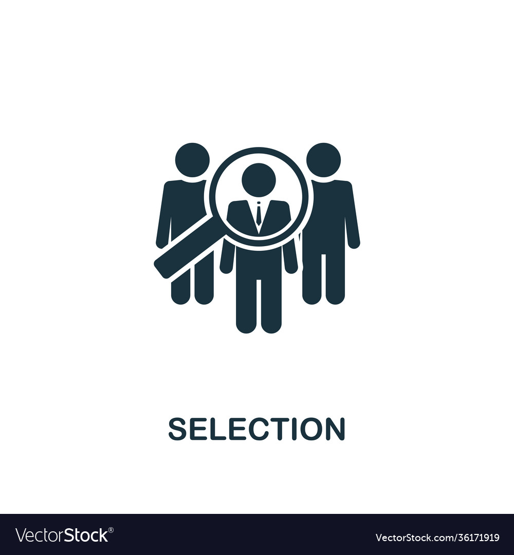 Selection creative icon simple element Royalty Free Vector
