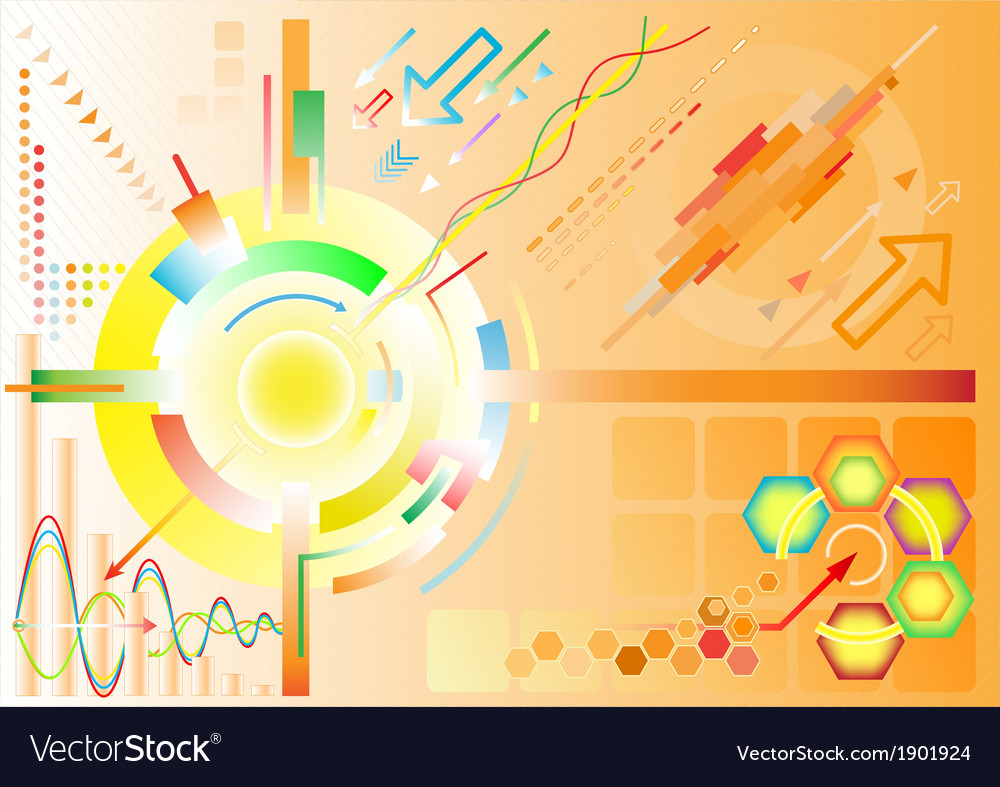Abstract high-tech background Royalty Free Vector Image
