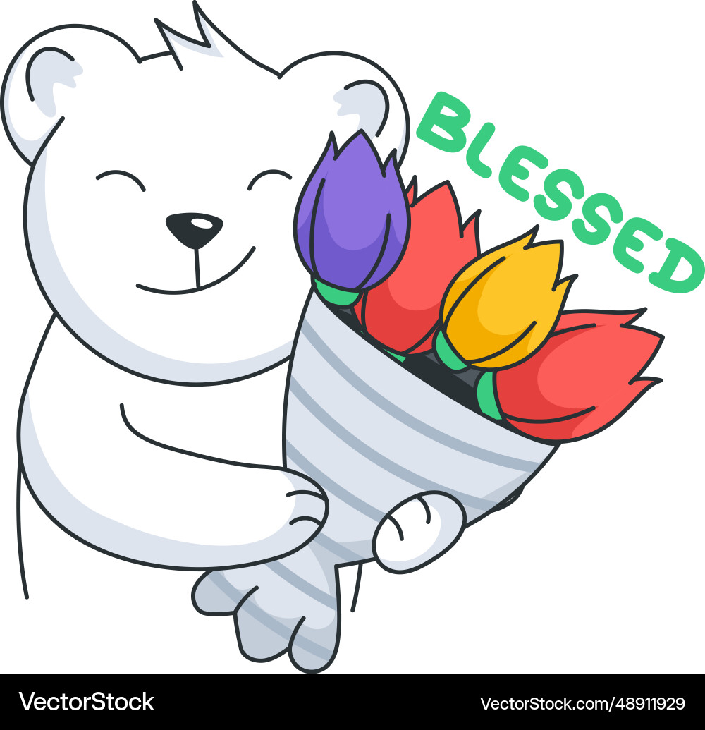 Blessed Royalty Free Vector Image - VectorStock