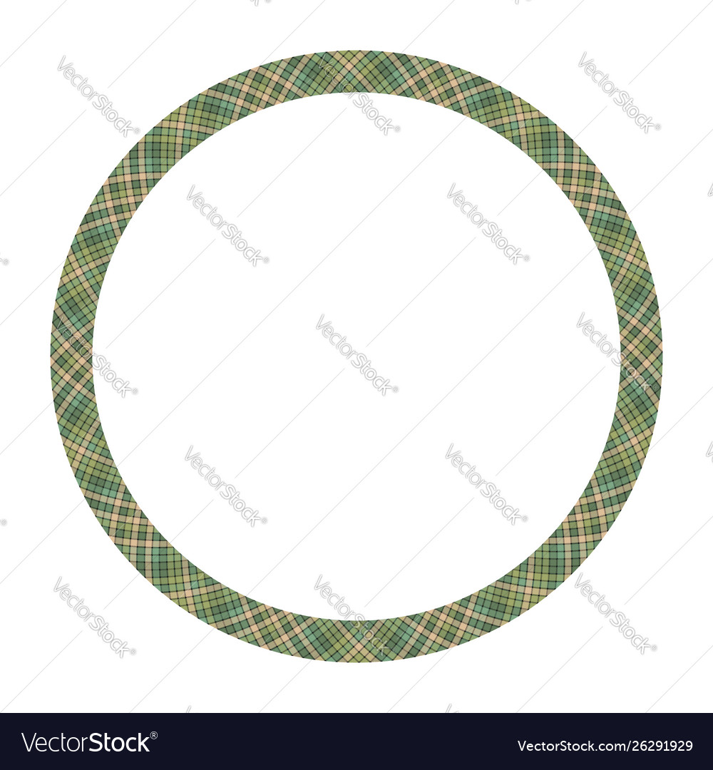 Circle borders and frames round border pattern Vector Image