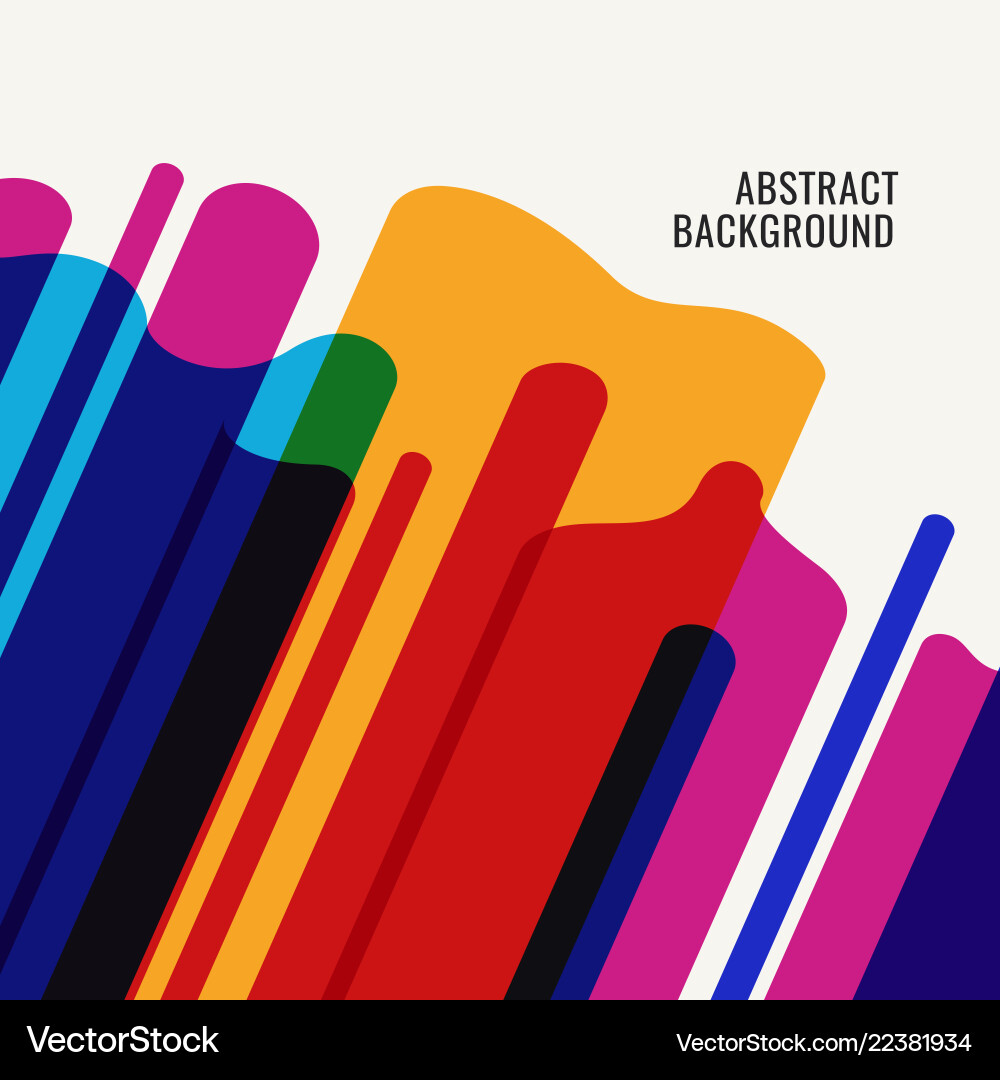 Abstract background with bright stripes Royalty Free Vector