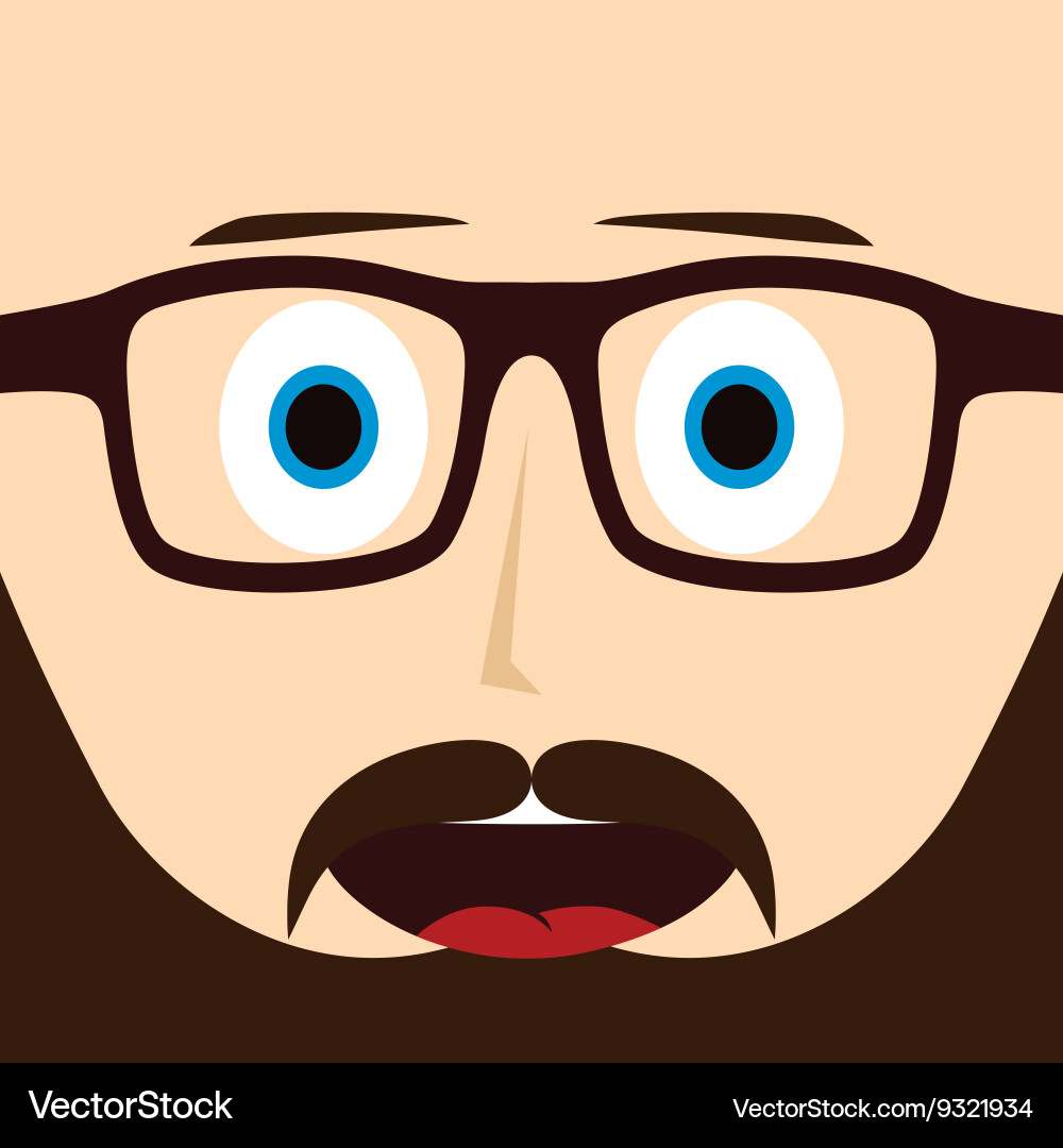 Cartoon face Royalty Free Vector Image - VectorStock