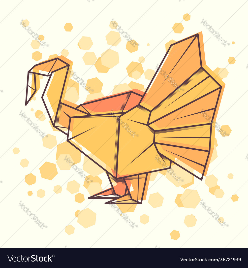 Abstract turkey Royalty Free Vector Image - VectorStock