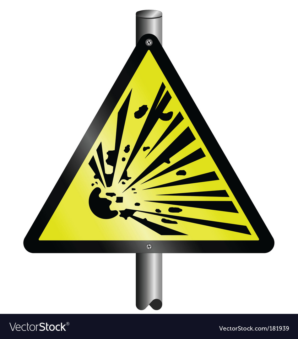 Explosive Royalty Free Vector Image - VectorStock